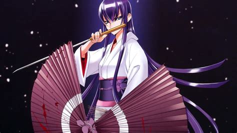 Download Saeko Busujima Strong And Enigmatic High School Of The Dead