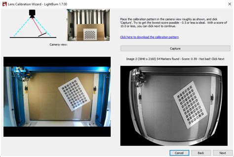 Calibrate Camera Lens Lightburn Documentation