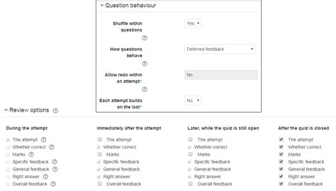 Quiz Behaviour Learning Technology Hub