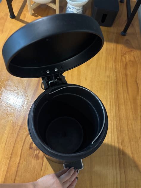 Small Black Bin 17d X 25h Cm Furniture And Home Living Home Improvement