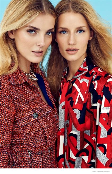 Czech Models Unite For Elle Czech Shoot By Branislav Simoncik Fashion