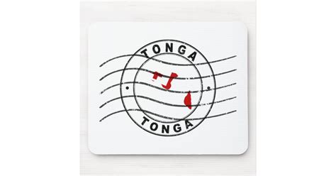 Map Of Tonga Postal Passport Stamp Travel Stamp Mouse Pad Zazzle