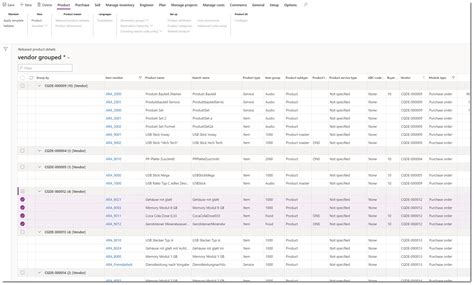 Using Extended Grid Capabilities Microsoft Dynamics 365 For Finance Supply Chain Retail