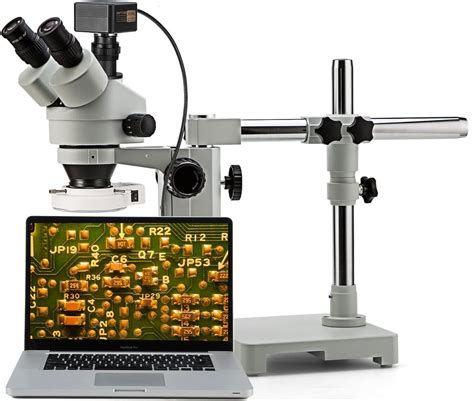 Swift S7 Trinocular Stereo Microscope 7x 45x Bundle With