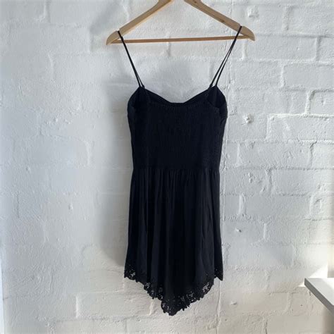 Quicksilver Small Black Mini Dress S