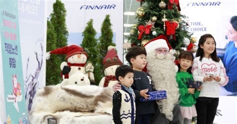 핀란드→인천→서울 거쳐 부산온 공식 산타 내년엔 직항 타고