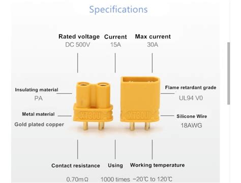 Conector Xt30 Hembra Y Macho Mercadolibre