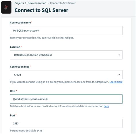 Use Cyberark Conjur Secrets In Connections Workato Docs