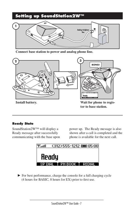 Polycom Sound Station 2w User Guide