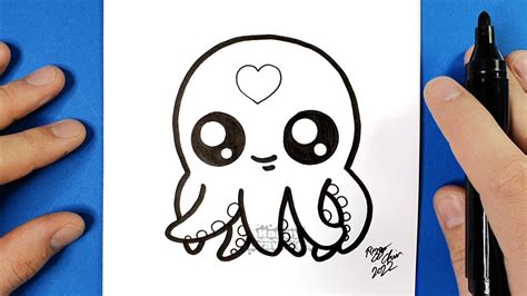How To Draw Cute Octopus