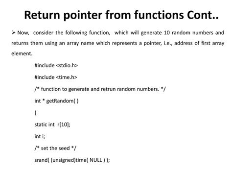 unit 5 c pointers ppt download