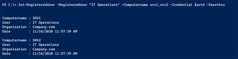 Answering The Powershell Registered User Challenge • The Lonely