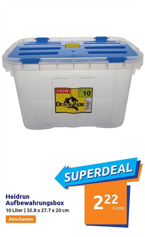 Heidrun Aufbewahrungsbox Angebot Bei Action