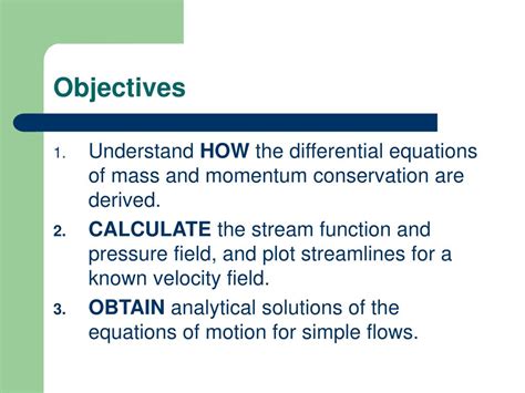 Ppt Chapter 9 Differential Analysis Of Fluid Flow Powerpoint
