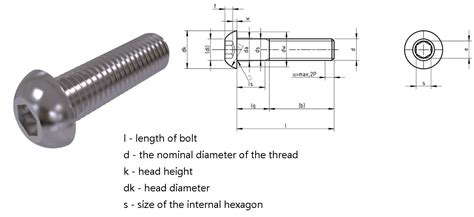 ISO Hexagon Socket Button Head Screws Baoji Leader Titanium Industry Co Ltd