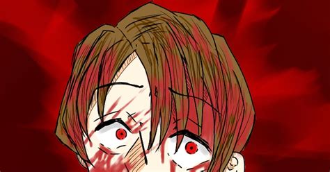 血塗れオリジナルゲス顔 血塗れ 白うさぎのイラスト Pixiv