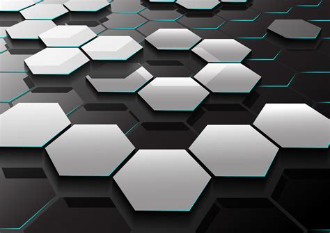 Vector Illustration Of Abstract Hexagon Pattern Background 7000266
