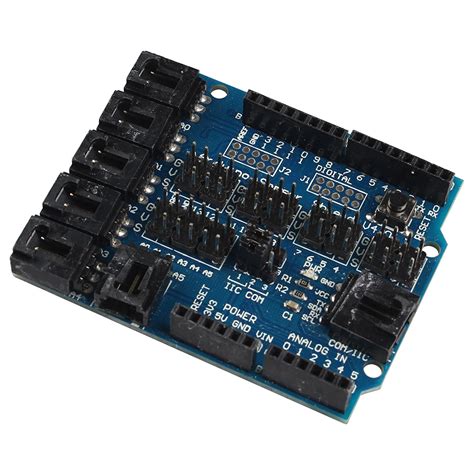 haljia sensor shield v4 digital analog module servo motor interface
