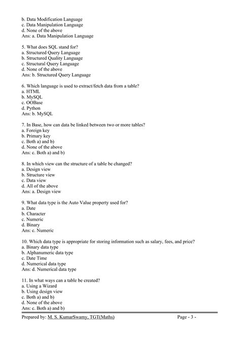 03 Database Management System Important Questions Answerspdf