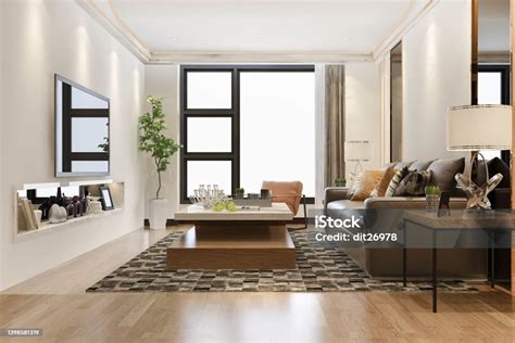 작업 테이블과 책장이있는 3d 렌더링 로프트 스칸디나비아 거실 0명에 대한 스톡 사진 및 기타 이미지 0명 3차원 형태 가구 Istock