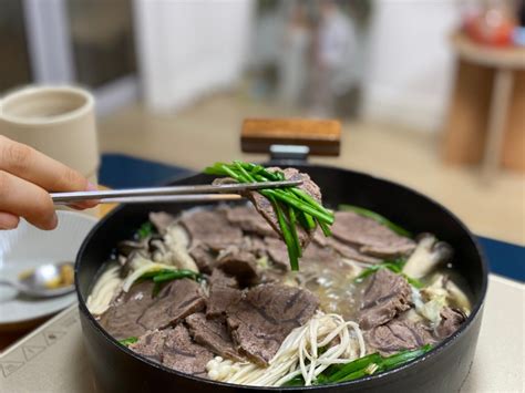 코스트코 아롱사태 수육 전골 냉동으로해도 맛난다 네이버 블로그