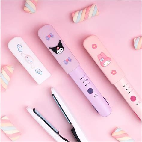 산리오 무선 미니 여행용 고데기 휴대용 앞머리 C컬 볼륨 고데기 감도 깊은 취향 셀렉트샵 29cm