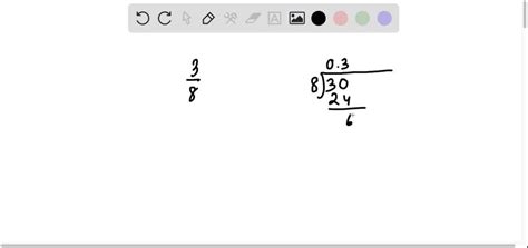 Solved A Way Of Representing A Repeating Decimal By Drawing A Bar Over