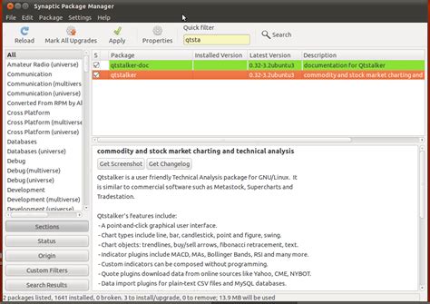 QTStalker Open Source Trading Software For Ubuntu 11 10