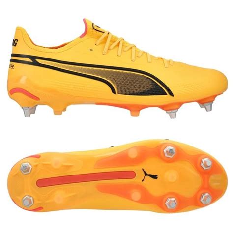 PUMA King Ultimate SG Forever Faster Sun Stream PUMA Black Sunset Glow Unisportstore