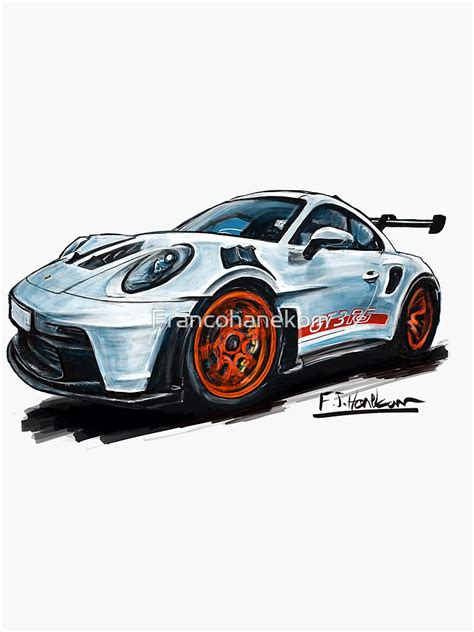 Porsche GT RS Sticker For Sale By Francohanekom Redbubble