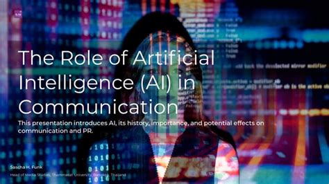 The Role Of Artificial Intelligence Ai In Communication Pdf