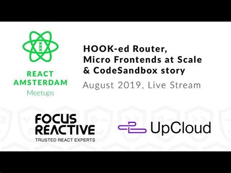 Conference Talks Talk Hook Ed Route Micro Frontends At Scale And More