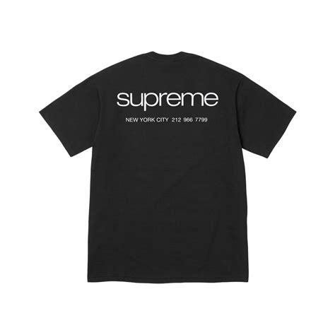 슈프림 Nyc 티셔츠 블랙 23fw Supreme Kream