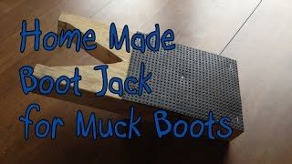 Boot Jack Plans Woodworking Challenge