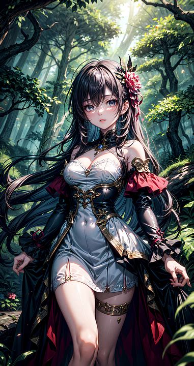 Download Ai Generated Woman Trees Royalty Free Stock Illustration