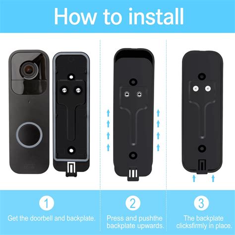 For Blink Doorbell Backplate Replacement Part White