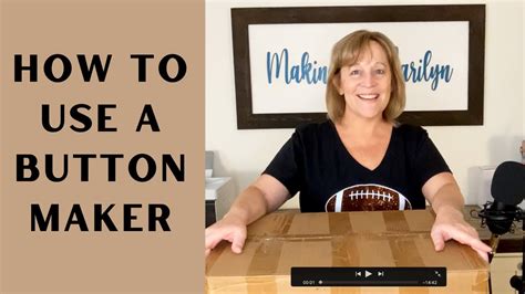 Putting Together And Using A Button Maker Youtube