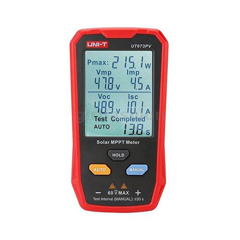 Unit Ut673pv Solar Power Maximum Point Tracker Mppt Tester With Pmax