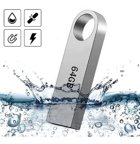 Memoria Usb Metálica Controlador Flash 64gb Meses Sin Intereses