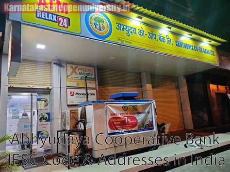 Abhyudaya Cooperative Bank IFSC Code Addresses In India