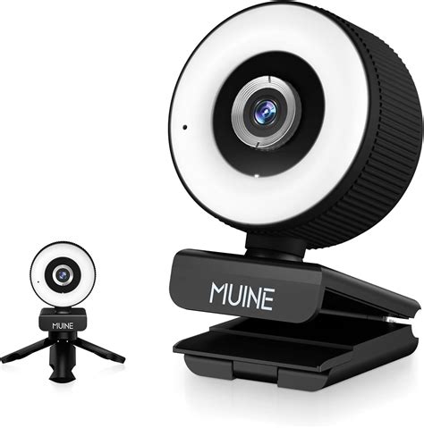 MUINE Externe Kamera für Laptop, Webcam mit Mikrofon,Full HD 1080P ...