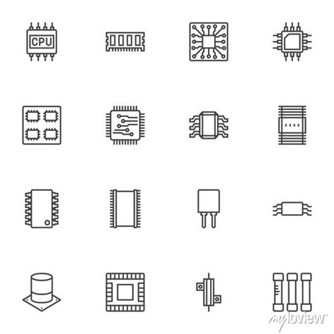 Computer Cpu Outline