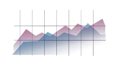 Graphic Of Line Graph With Blue And Pink Colors Google Slide Theme And Powerpoint Template