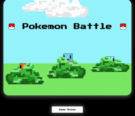 Javascript Pokémon Battle