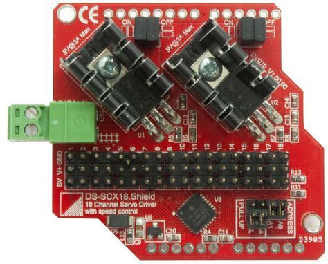 Intelligent Embedded Solutions Ies Shield Scx18 Motor Control Development Board Specification