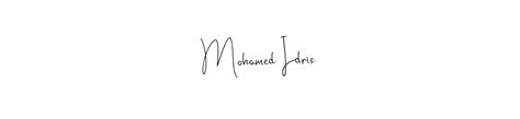 91 Mohamed Idris Name Signature Style Ideas Wonderful Esignature