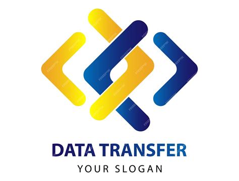 Premium Vector Web Data Transfer Logo Data Logo