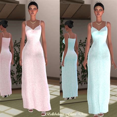 Bellebelucci Glitter Dress The Sims 4 Create A Sim Curseforge