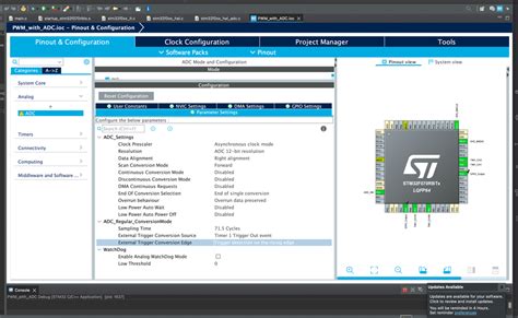 Adc Sampling With Tim1 And Saving To Dma Stmicroelectronics Community