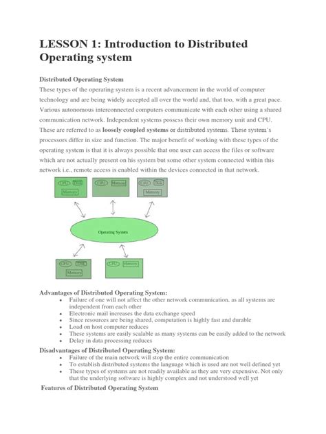 Unit 4 Os Pdf Operating System Distributed Computing